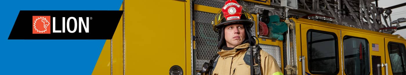 Lion gear at Galls, the public safety authority