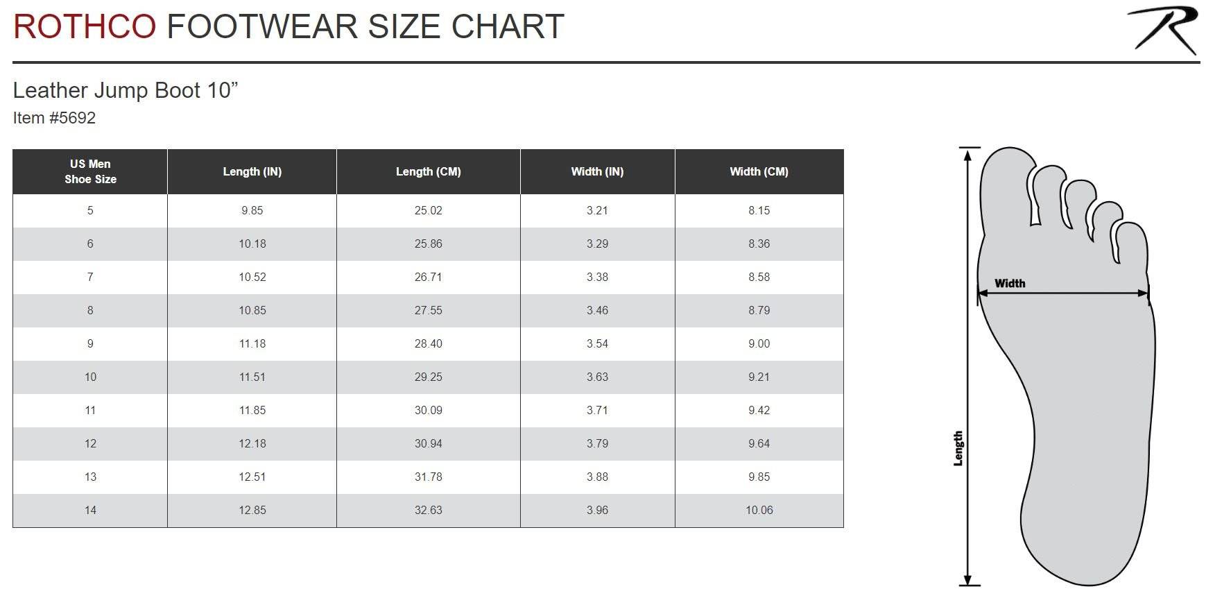 Rothco 10" Leather Jump Boots | Galls