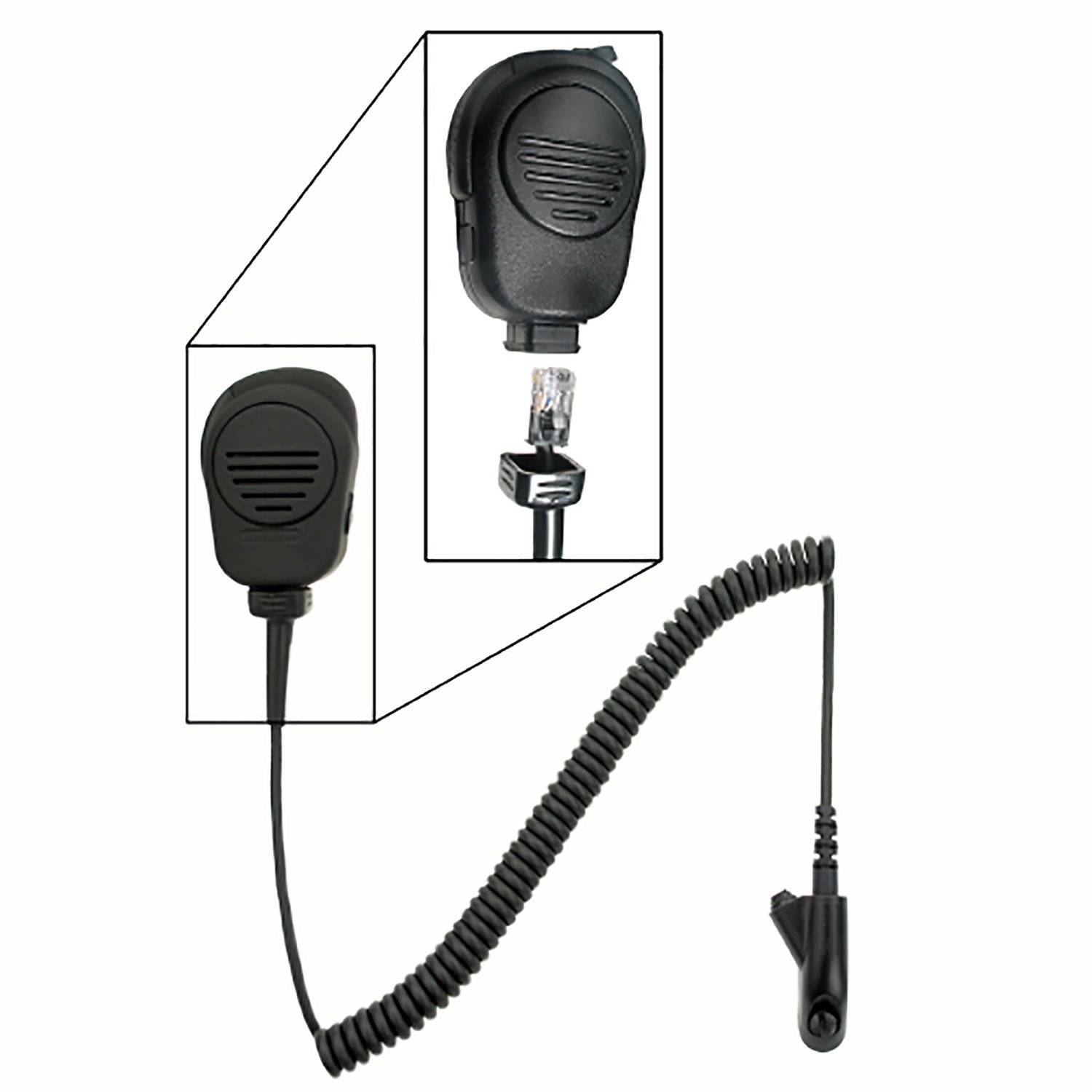 Ear Hugger Speaker Mic for Motorola HT/MTS/XTS