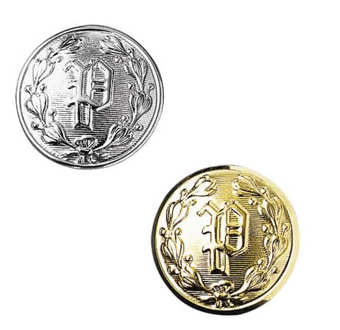 SINGLE WATERBURY UNIFORM P BUTTON