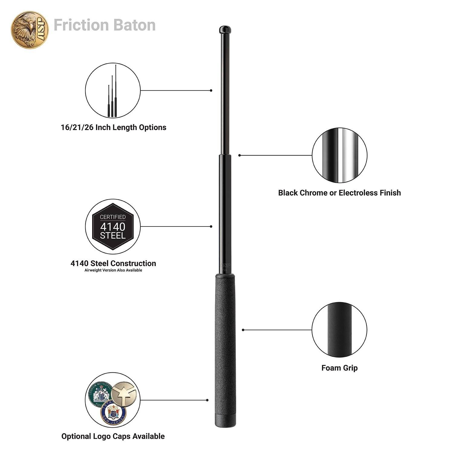 ASP 21" Friction Baton