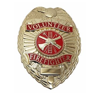 Galls Volunteer Firefighter Badge