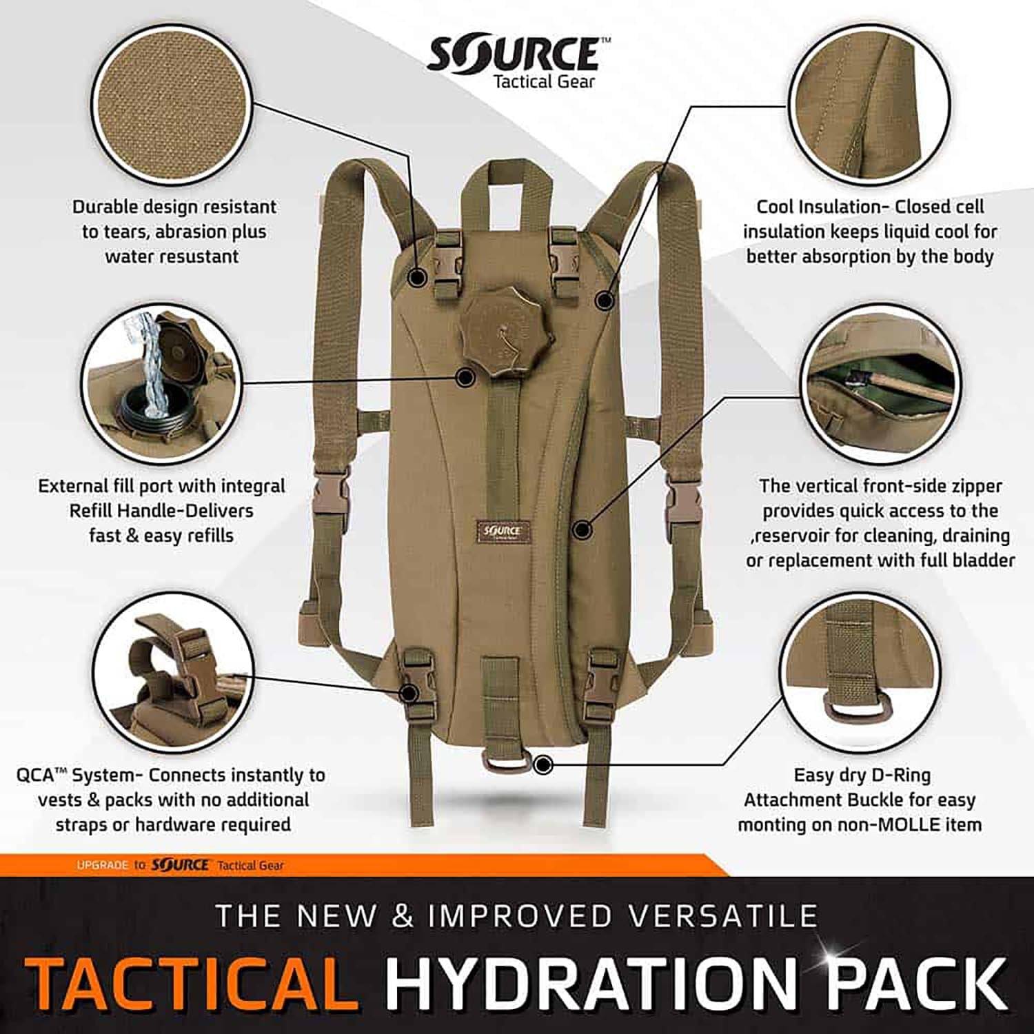 Source Tactical 3L Hydration Pack | Galls