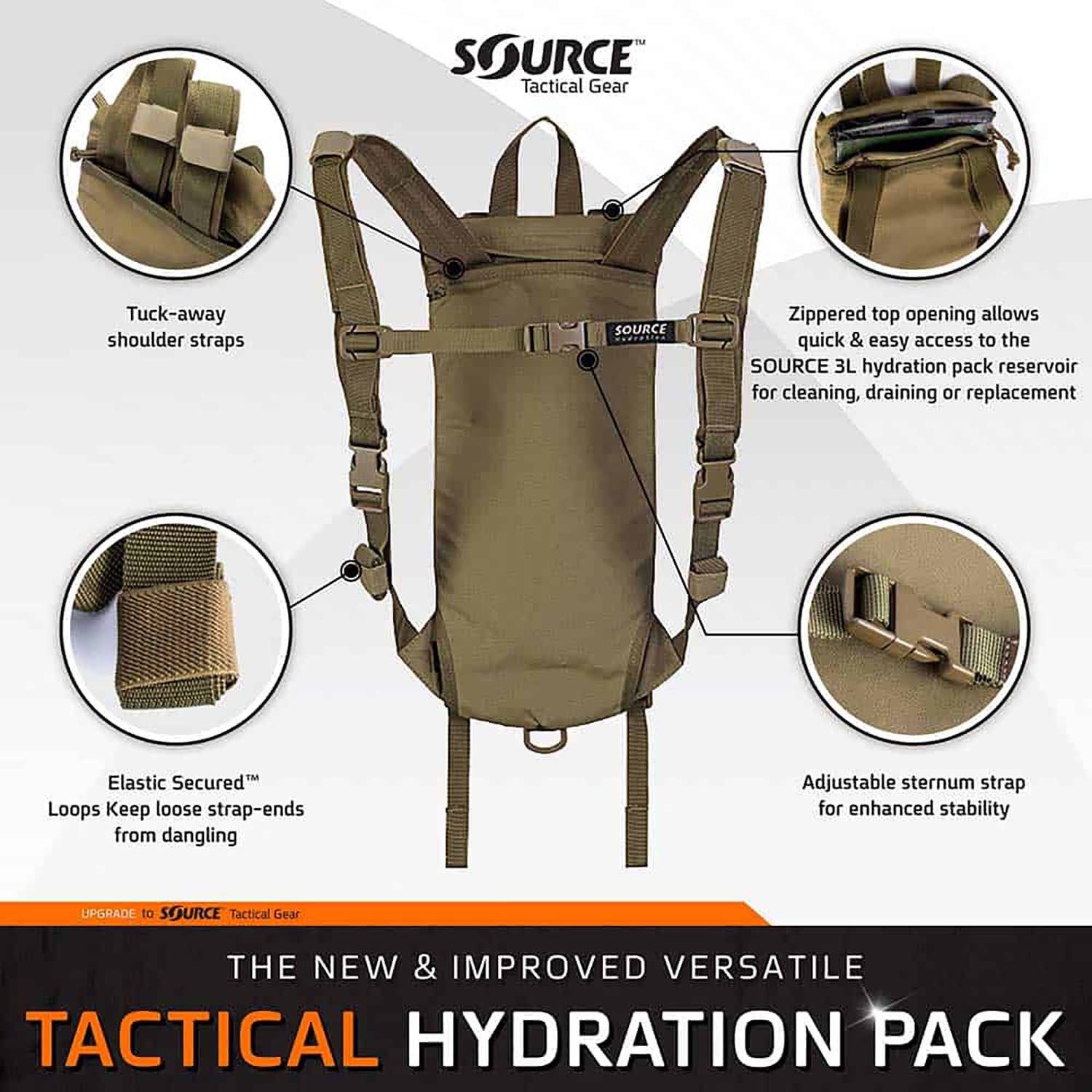 Source Tactical 3L Hydration Pack | Galls