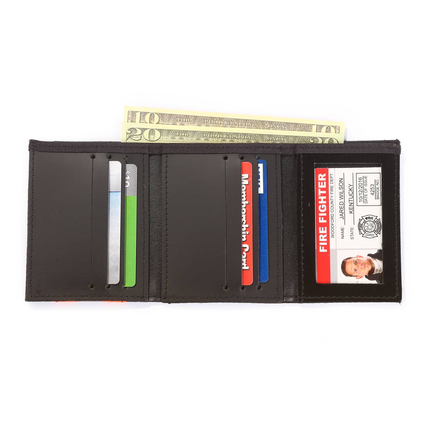 Perfect Fit Firefighter Wallet with Single ID