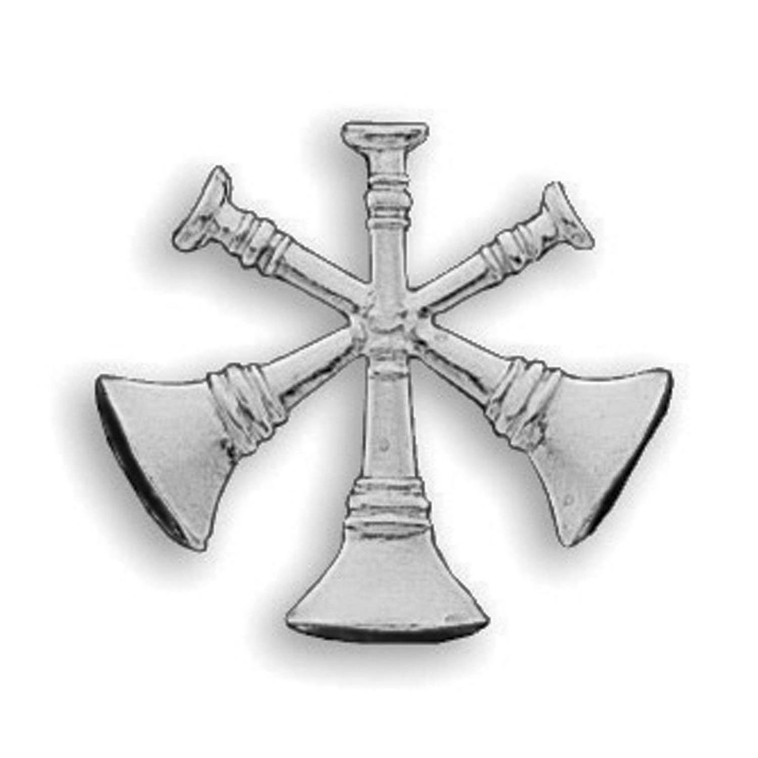 Blackinton 3 Crossed Bugles Pin