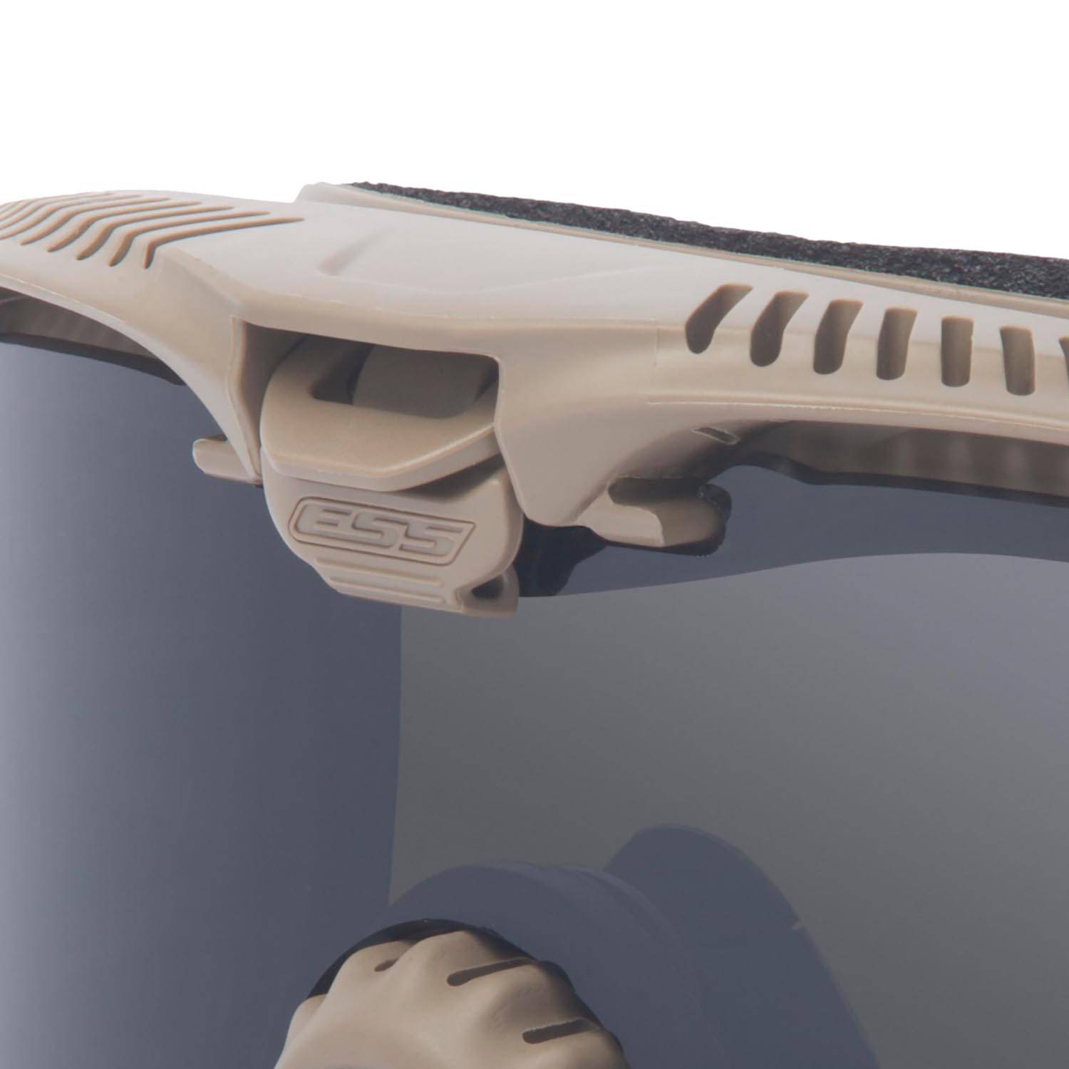 ESS Influx Terrain Tan with Clear & Smoke Gray Goggles