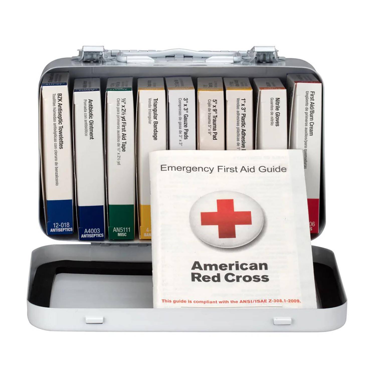 First Aid Only 10 Unit Kit Metal Case, OSHACompliant | Galls