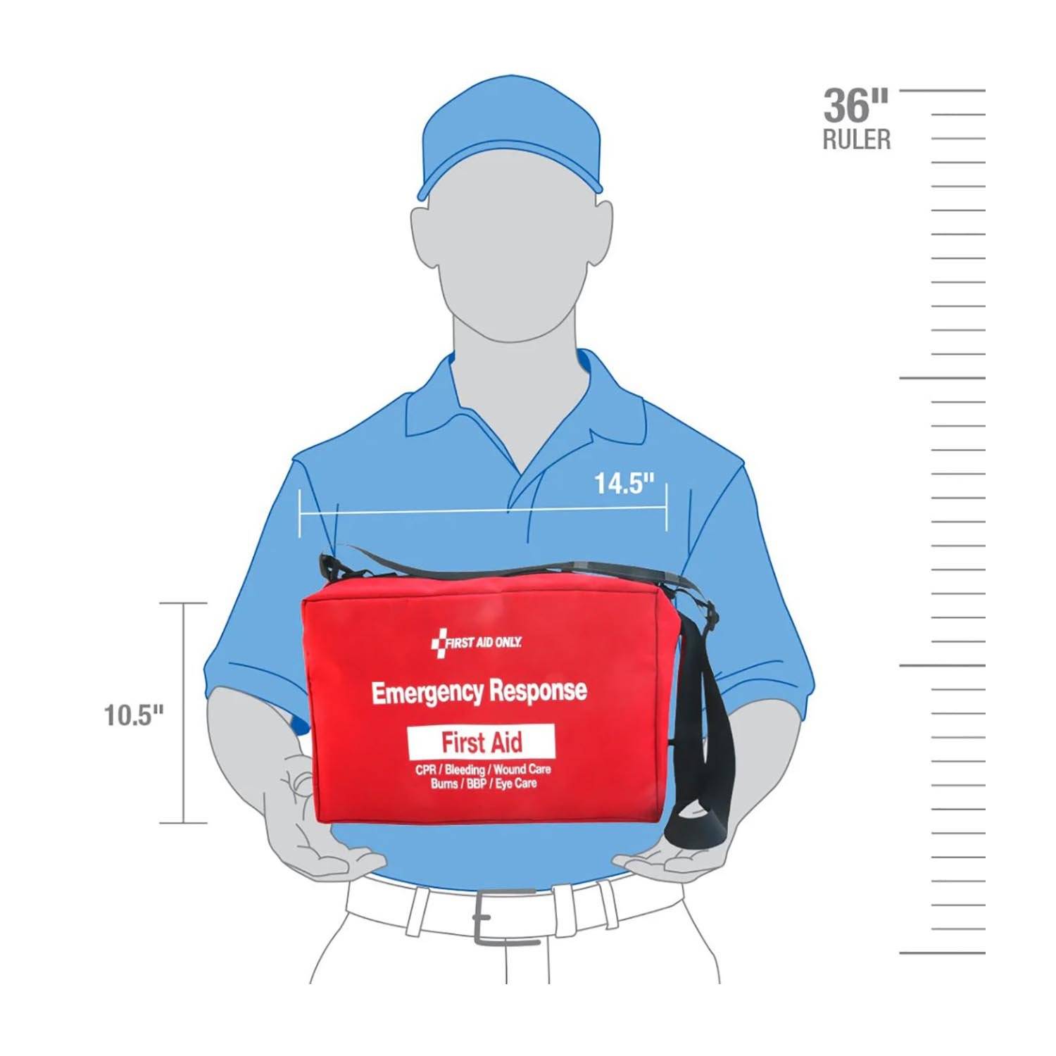 First Aid Only Emergency Response Bag | Galls