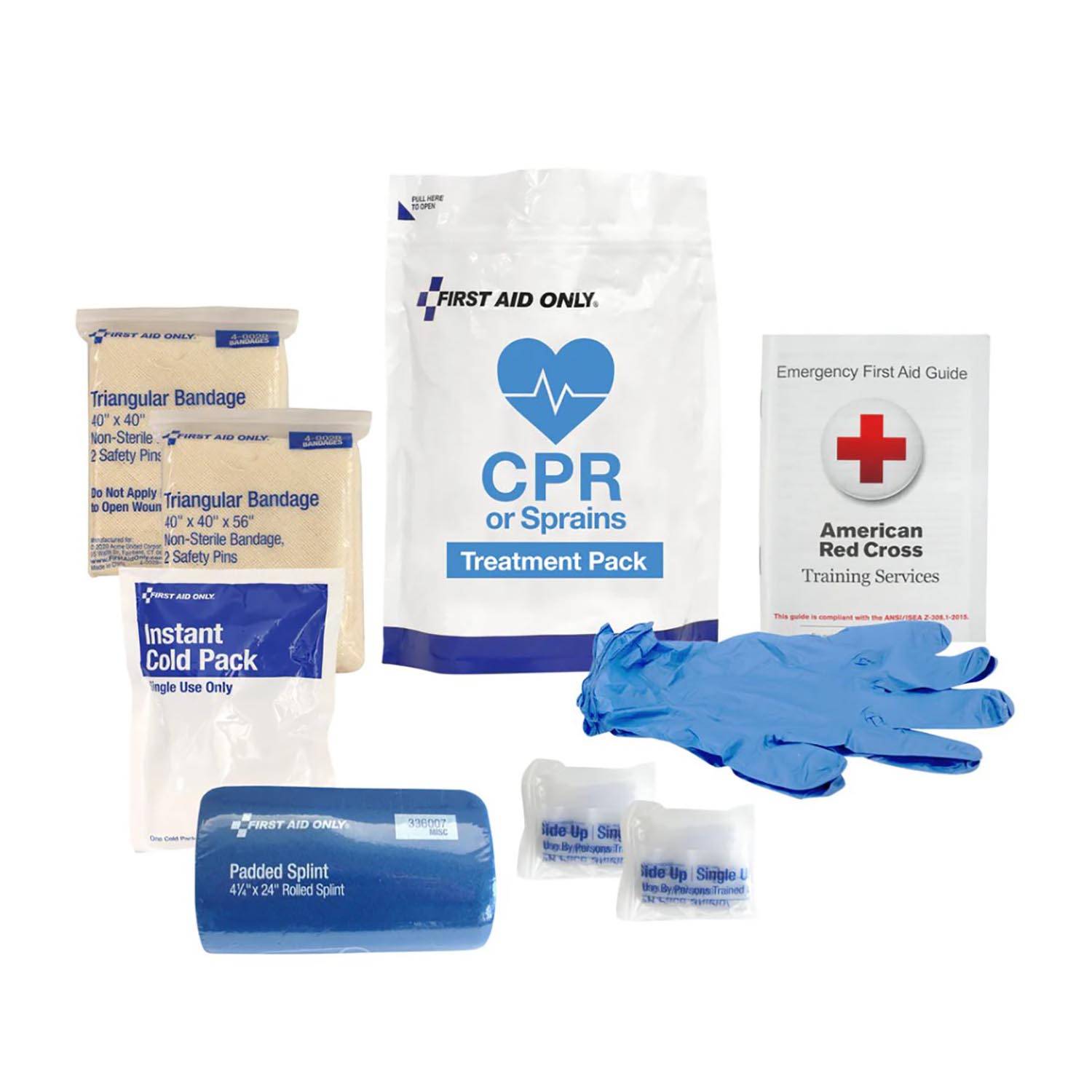 First Aid Only CPR & Sprains Treatment Pack | Galls