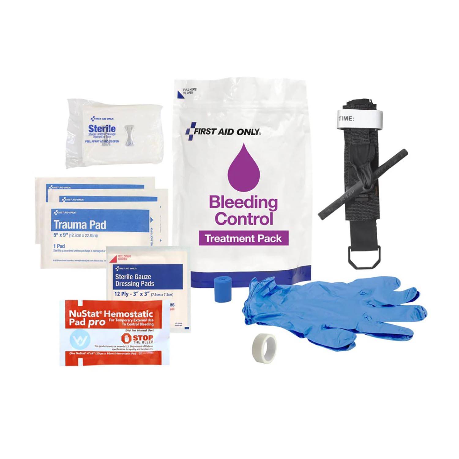 First Aid Only Bleeding Control Treatment Pack | Galls