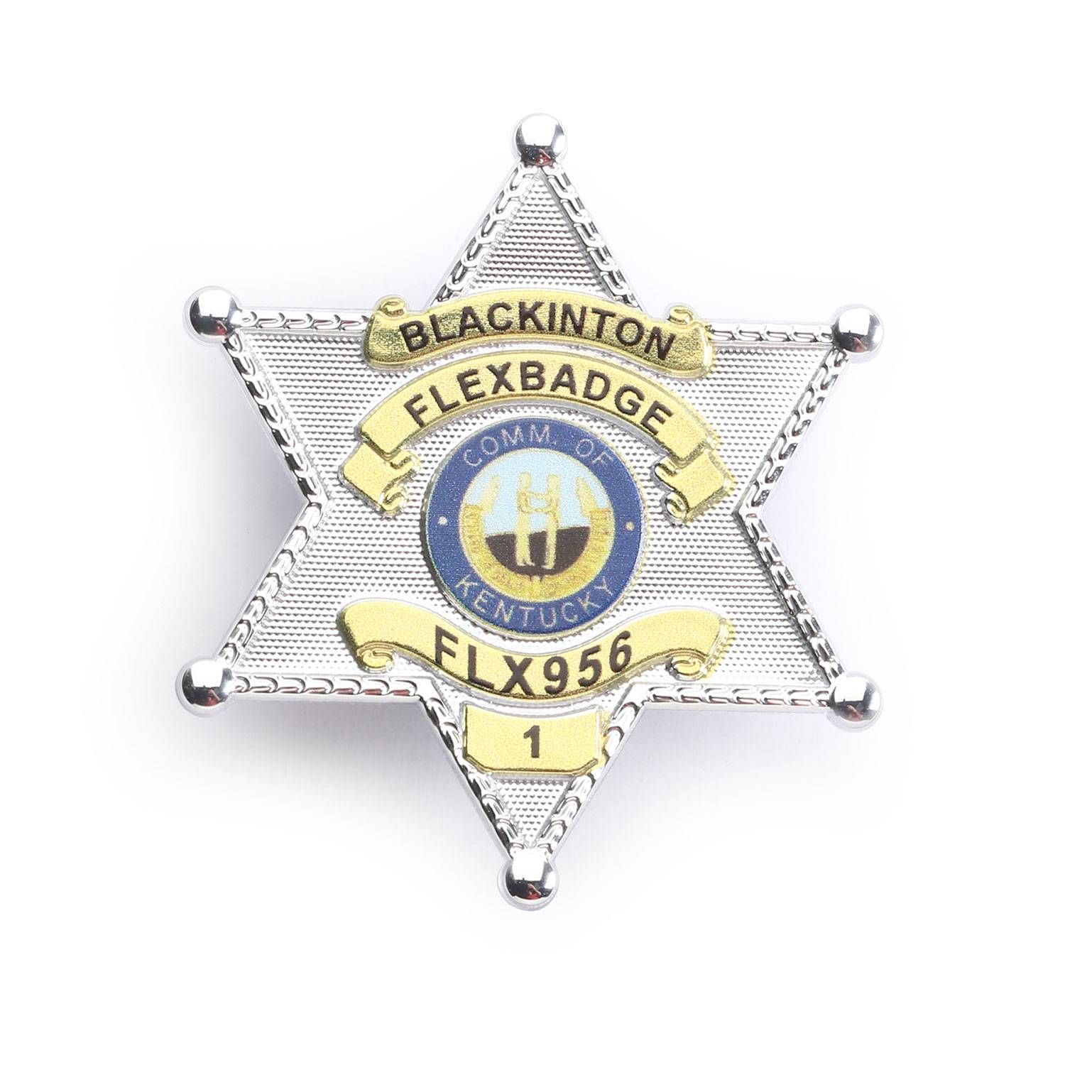 Blackinton FlexBadge FLX956 6 Point Star