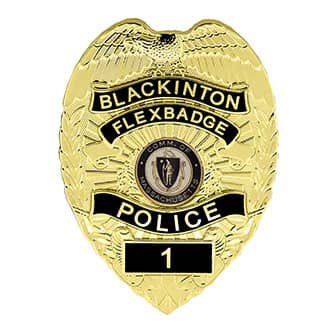 Blackinton FlexBadge FLX736-R Shield