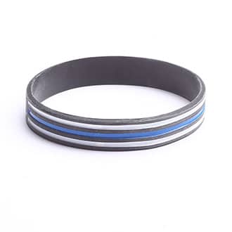 Wesol Star Spangled Thin Blue Line Wrist Band