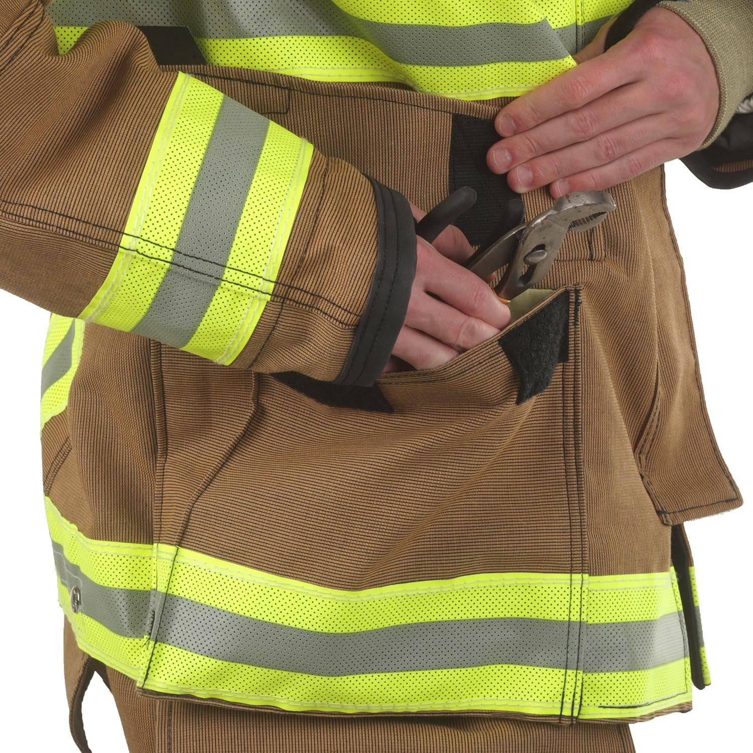 Lion Men's V-Force Turnout Coat with Pioneer Outer Shell