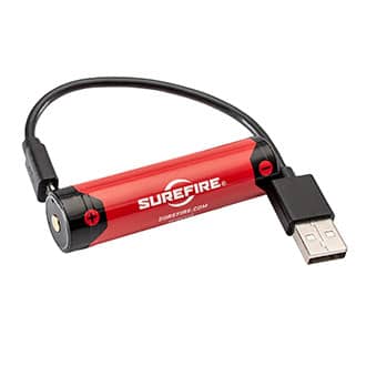 SureFire Micro USB Lithium Ion Rechargeable Battery