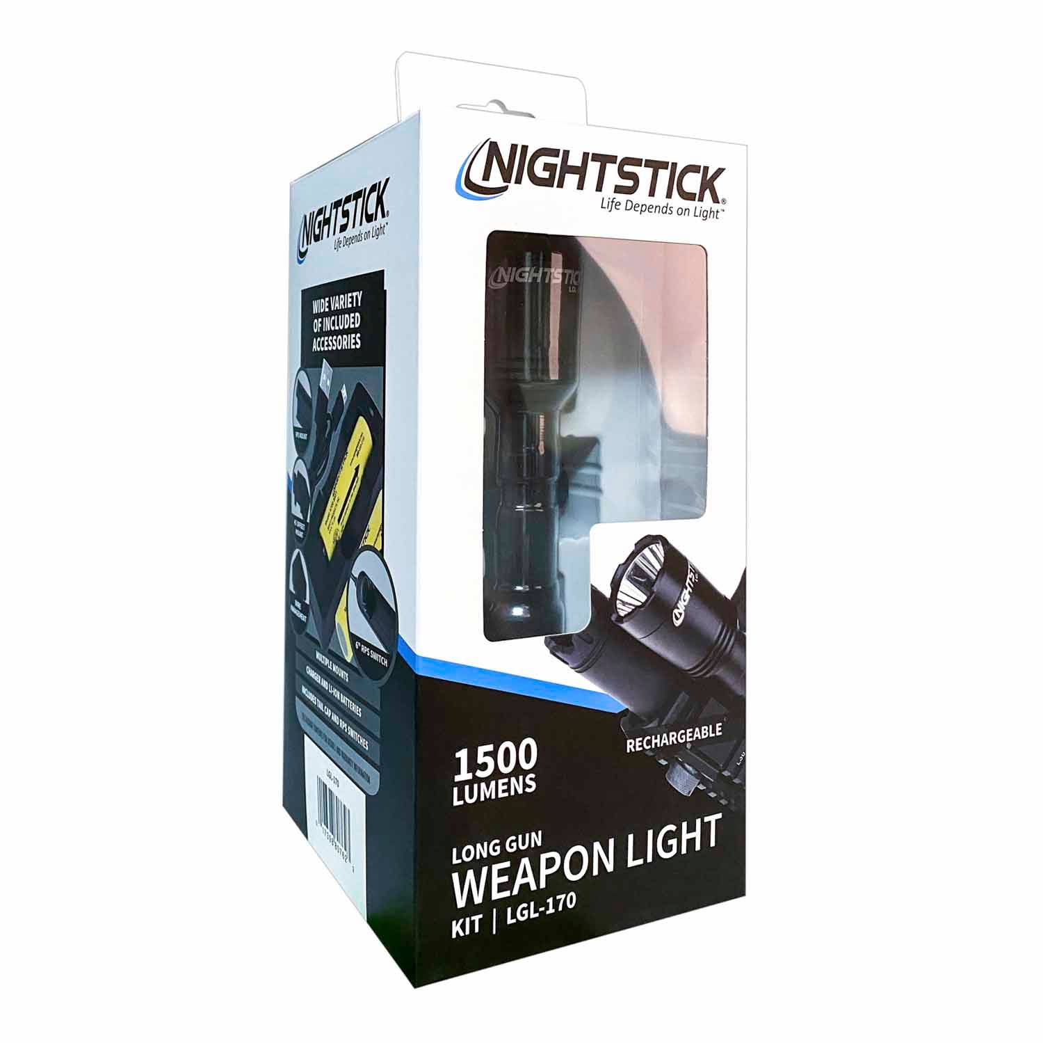 Nightstick Rechargeable Full Size Long Gun Light Kit