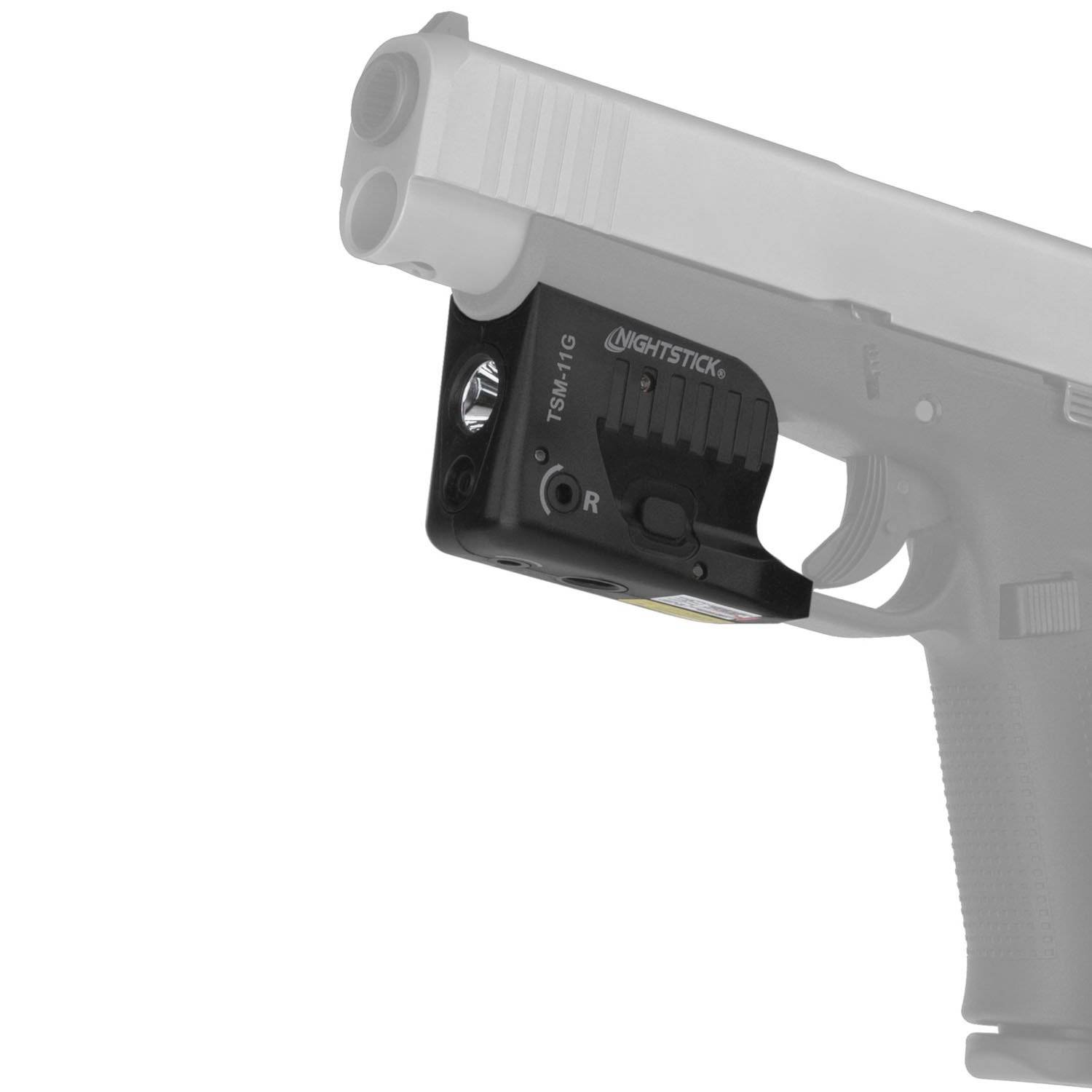 Nightstick Subcompact Weapon-Mounted Light w/ Green Laser