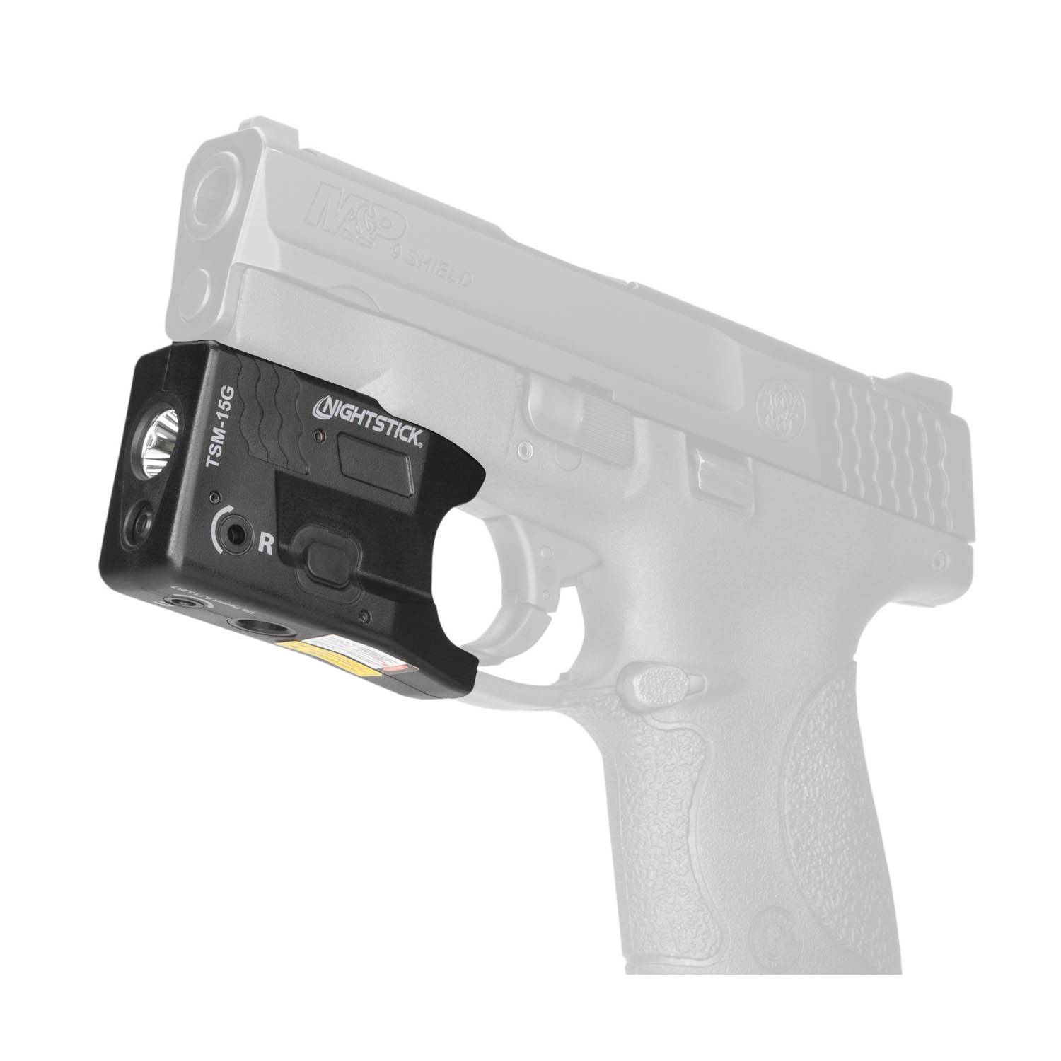 Nightstick Subcompact Weapon-Mounted Light w/ Green Laser