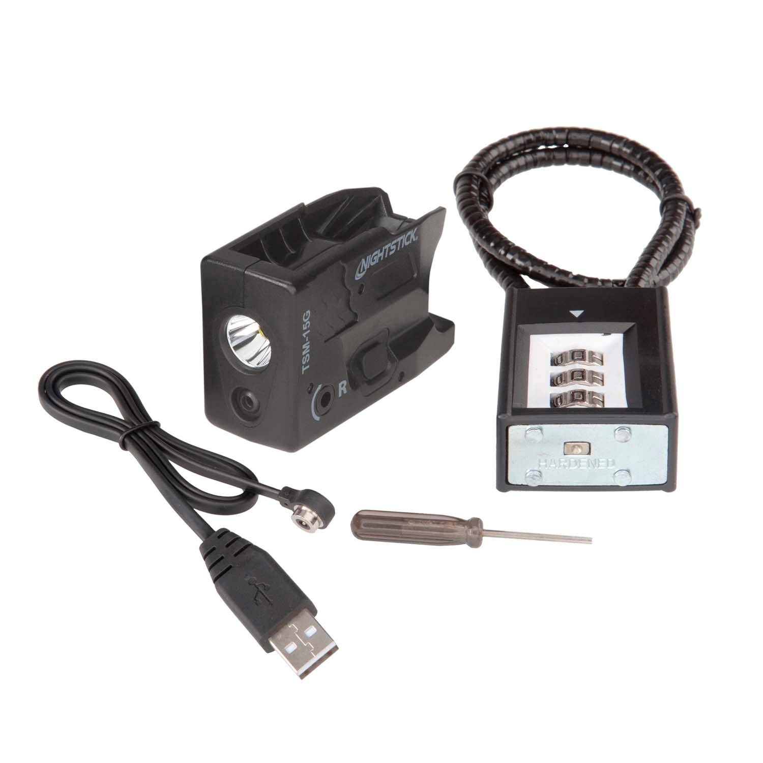 Nightstick Subcompact Weapon-Mounted Light w/ Green Laser