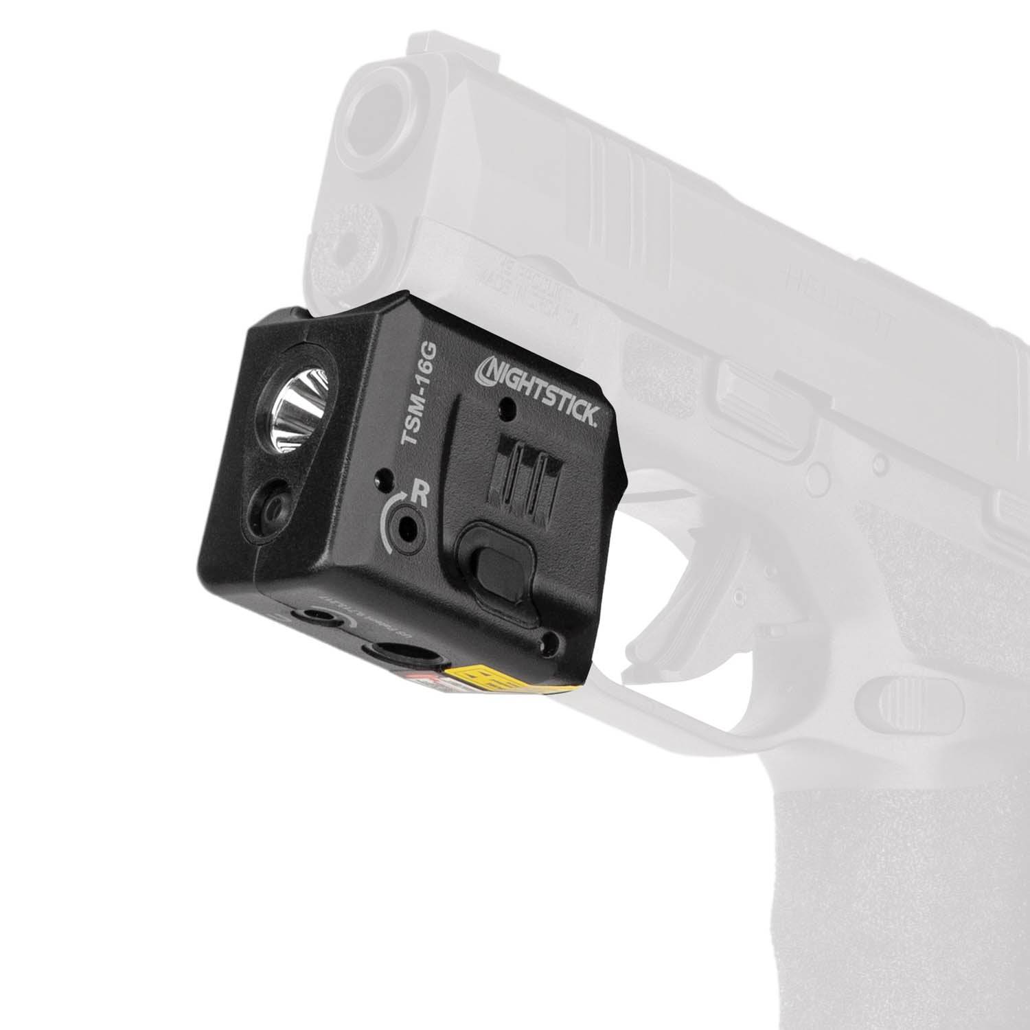 Nightstick Subcompact Weapon-Mounted Light w/ Green Laser