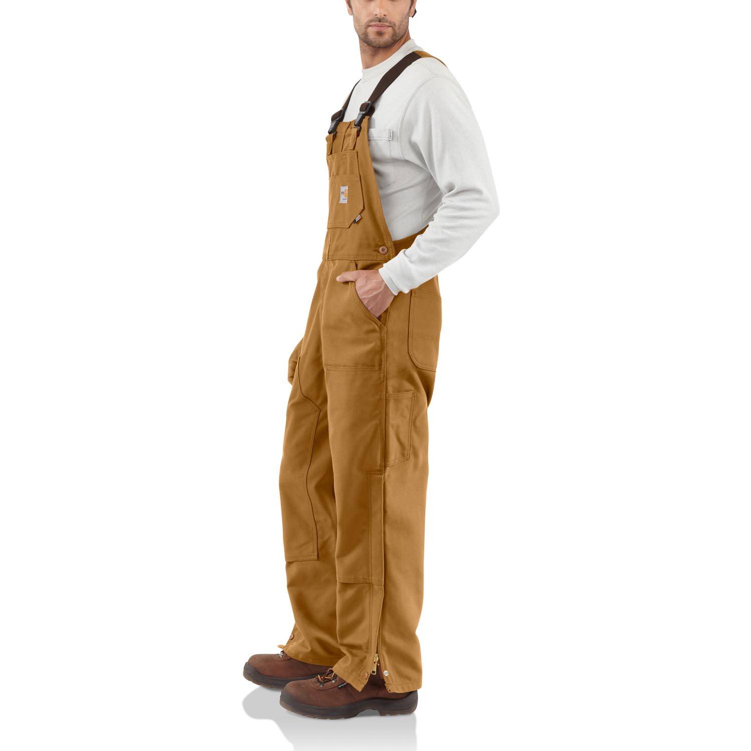 Carhartt Flame-Resistant Unlined Duck Bib Overall | Galls