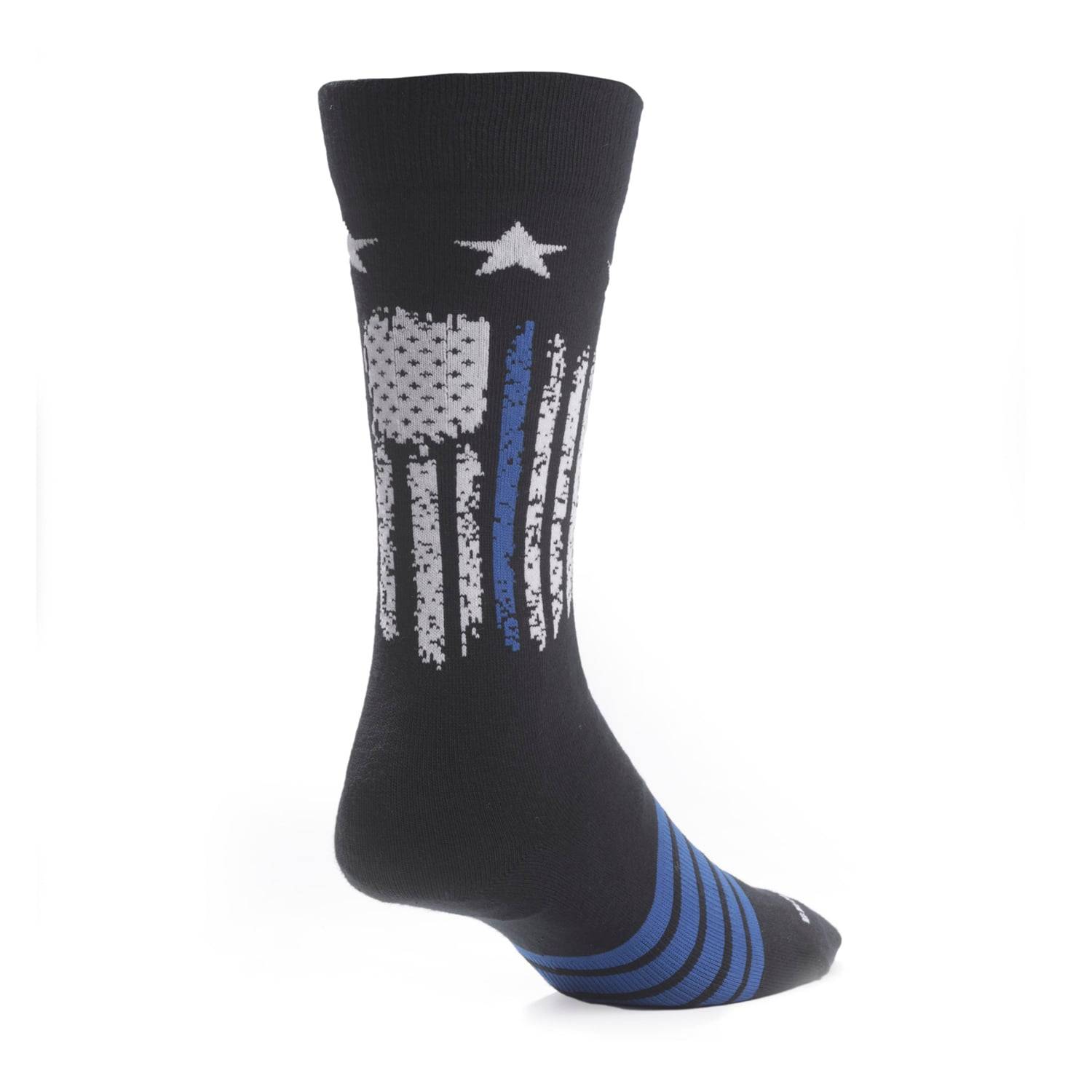 Brown Dog Andy - Thin Blue Line Socks