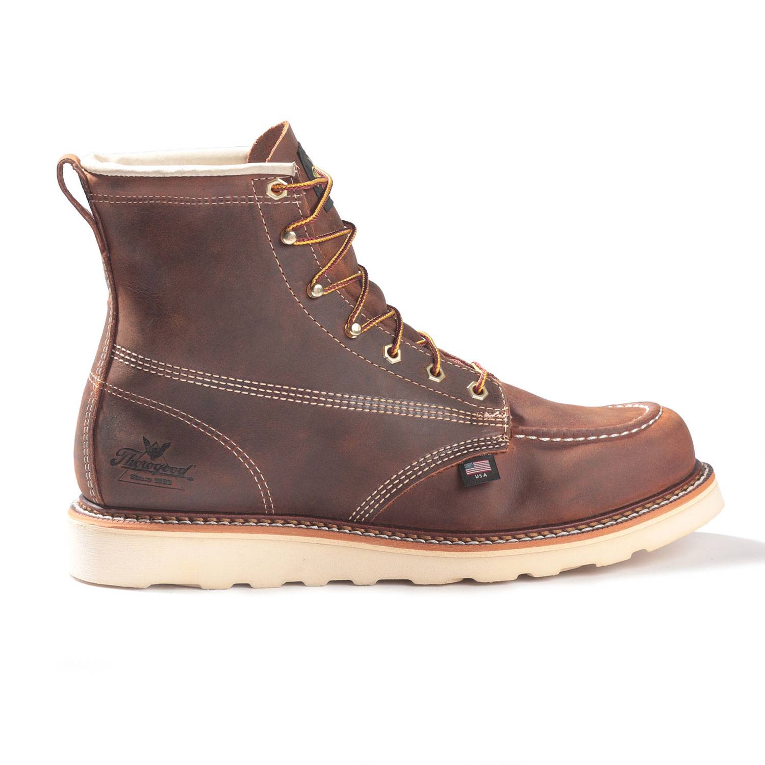 Thorogood American Heritage Brown 6"Moc Toe Boot