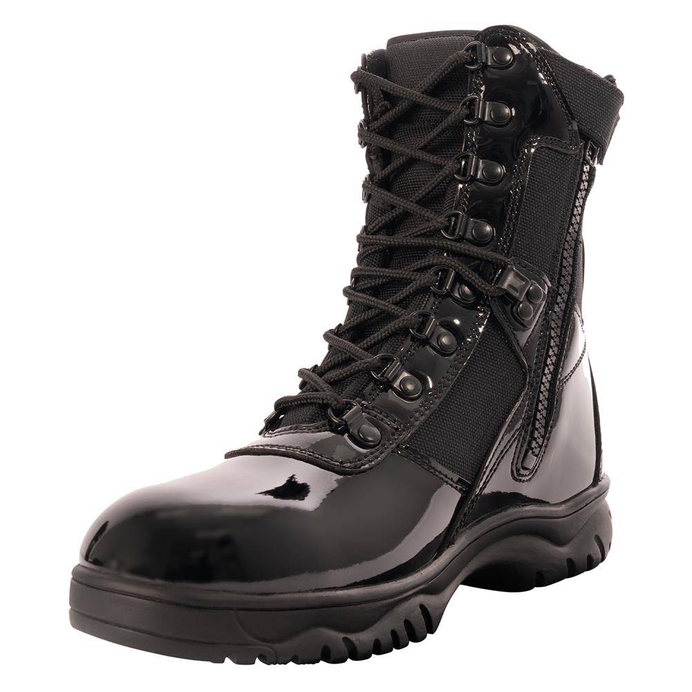 Rothco Forced Entry 8" High-Gloss Side-Zip Boot | Galls