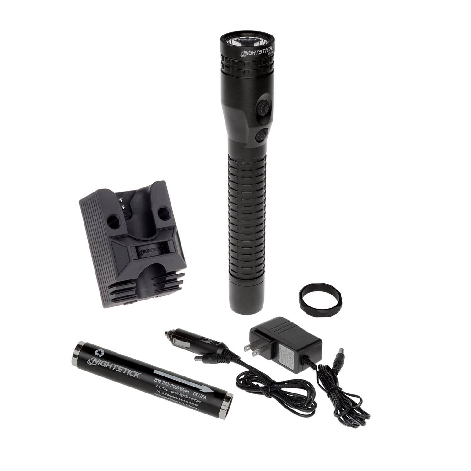 Nightstick Duty/Personal Dual-Light Rechargeable Flashlight