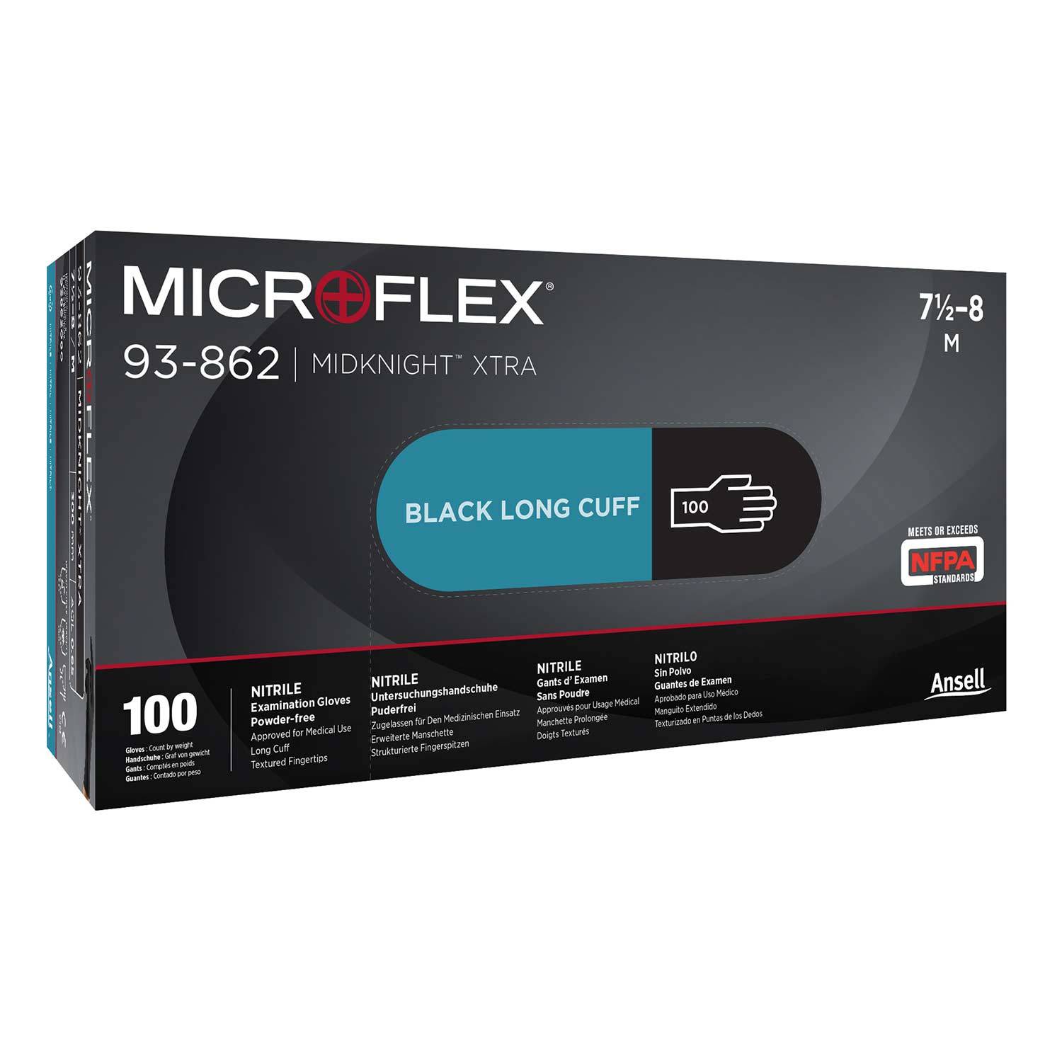 MICROFLEX MidKnight XTRA Fentanyl-Resistant Gloves