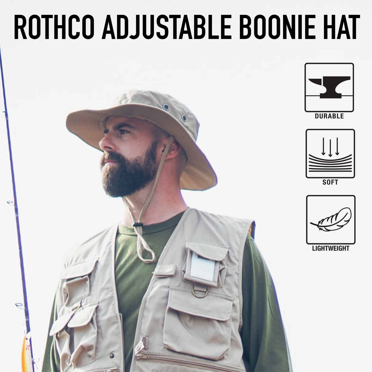 Rothco Midnight Camo Adjustable Boonie Hat | Galls