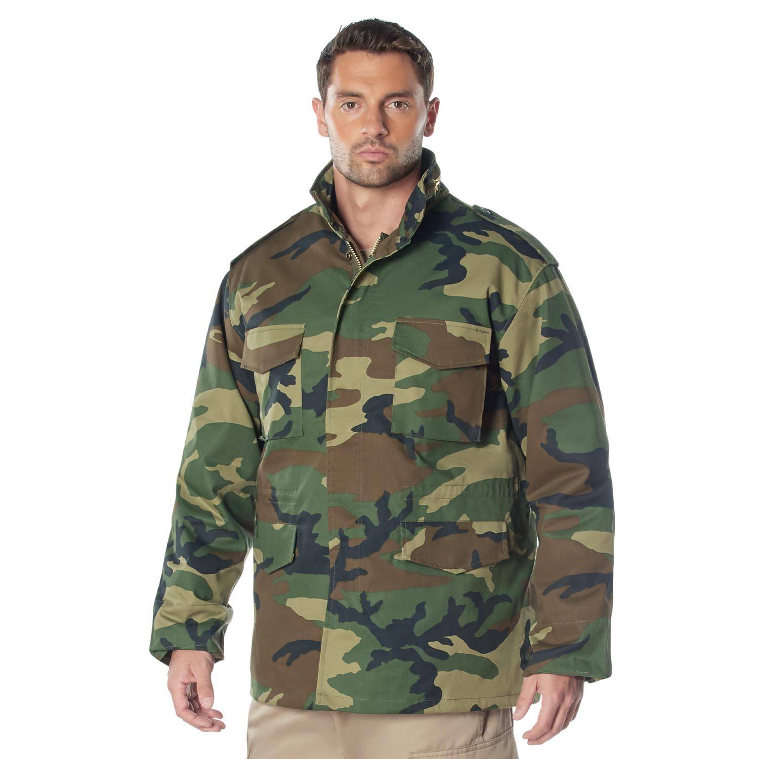 Rothco Woodland Camo M-65 Field Jacket | Galls