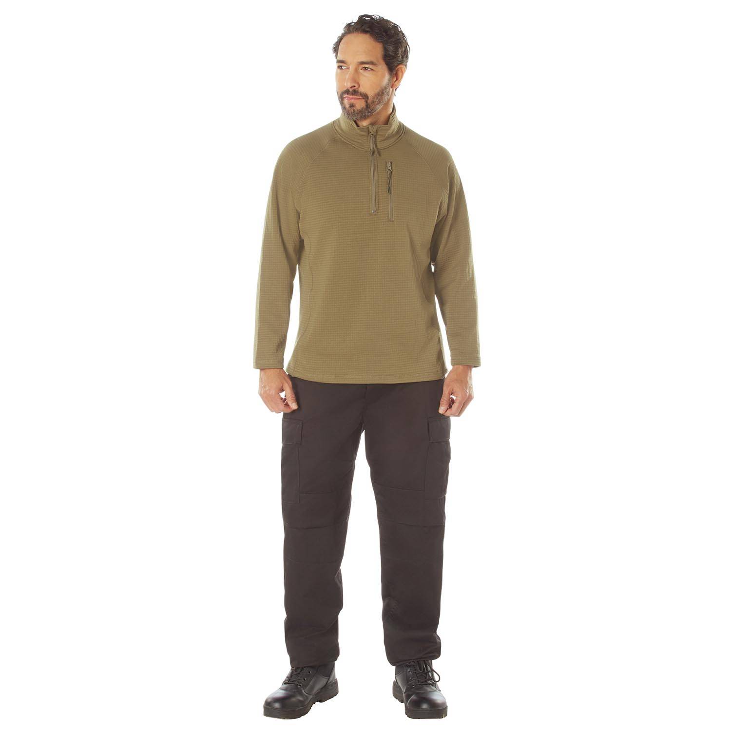 Rothco Grid Fleece Pullover | Galls
