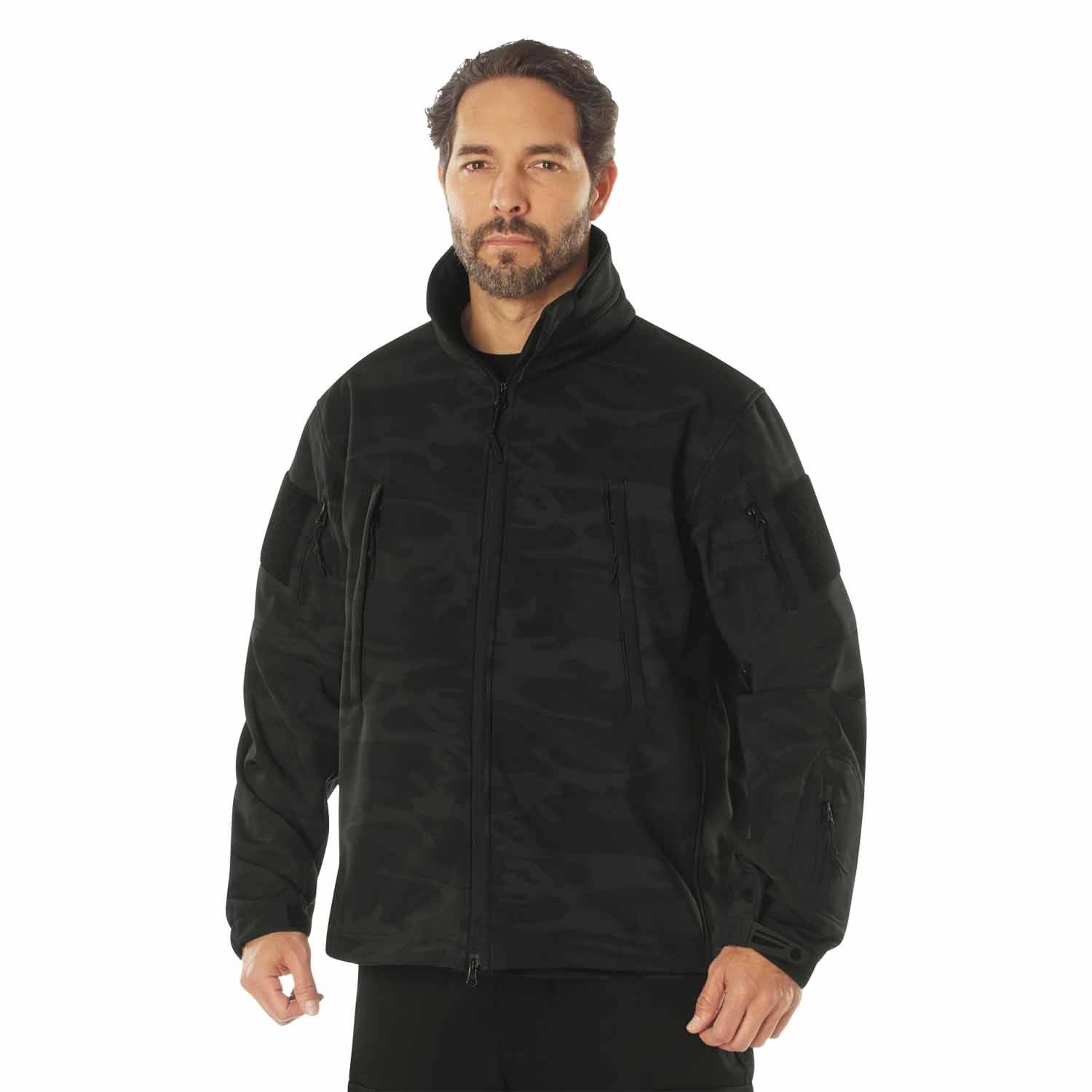 Rothco Midnight Camo Special Ops Soft Shell Jackets | Galls