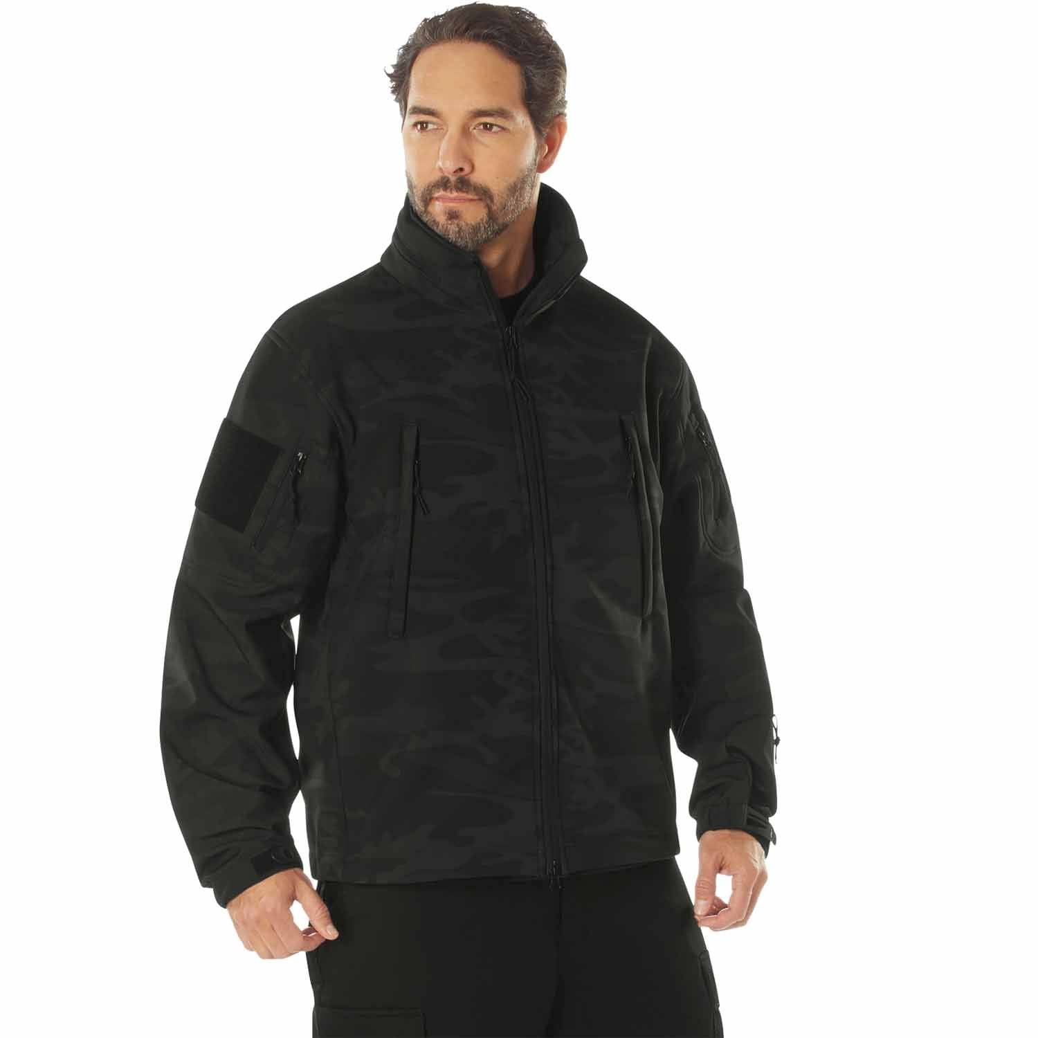 Rothco Midnight Camo Special Ops Soft Shell Jackets | Galls