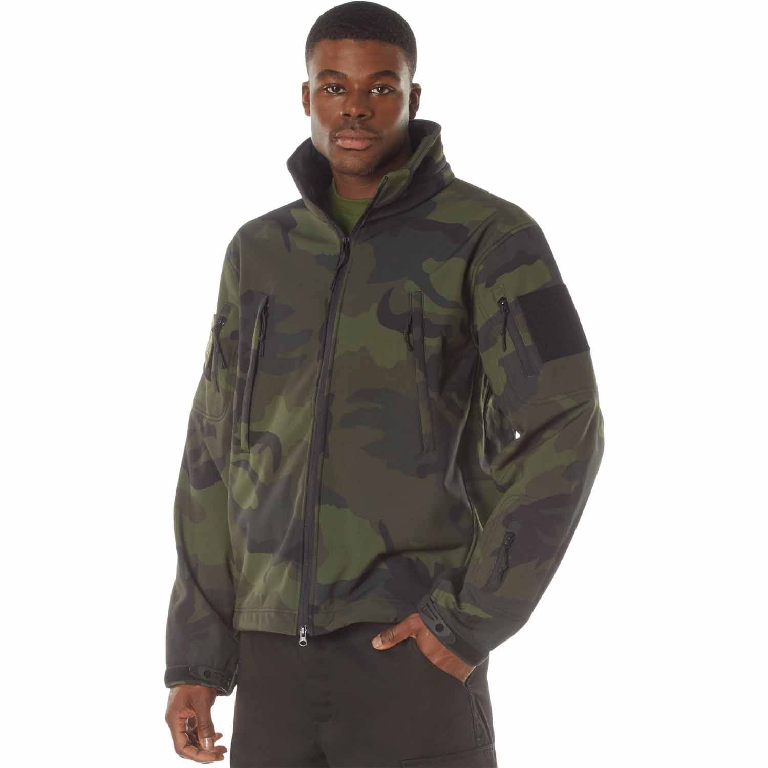 Rothco Midnight Camo Special Ops Soft Shell Jackets | Galls