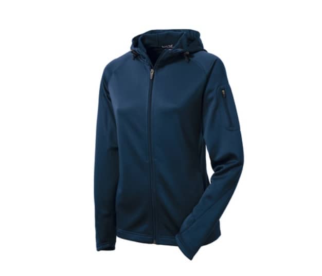 SanMar LADIES FLEECE ZIP HOODED JACKET