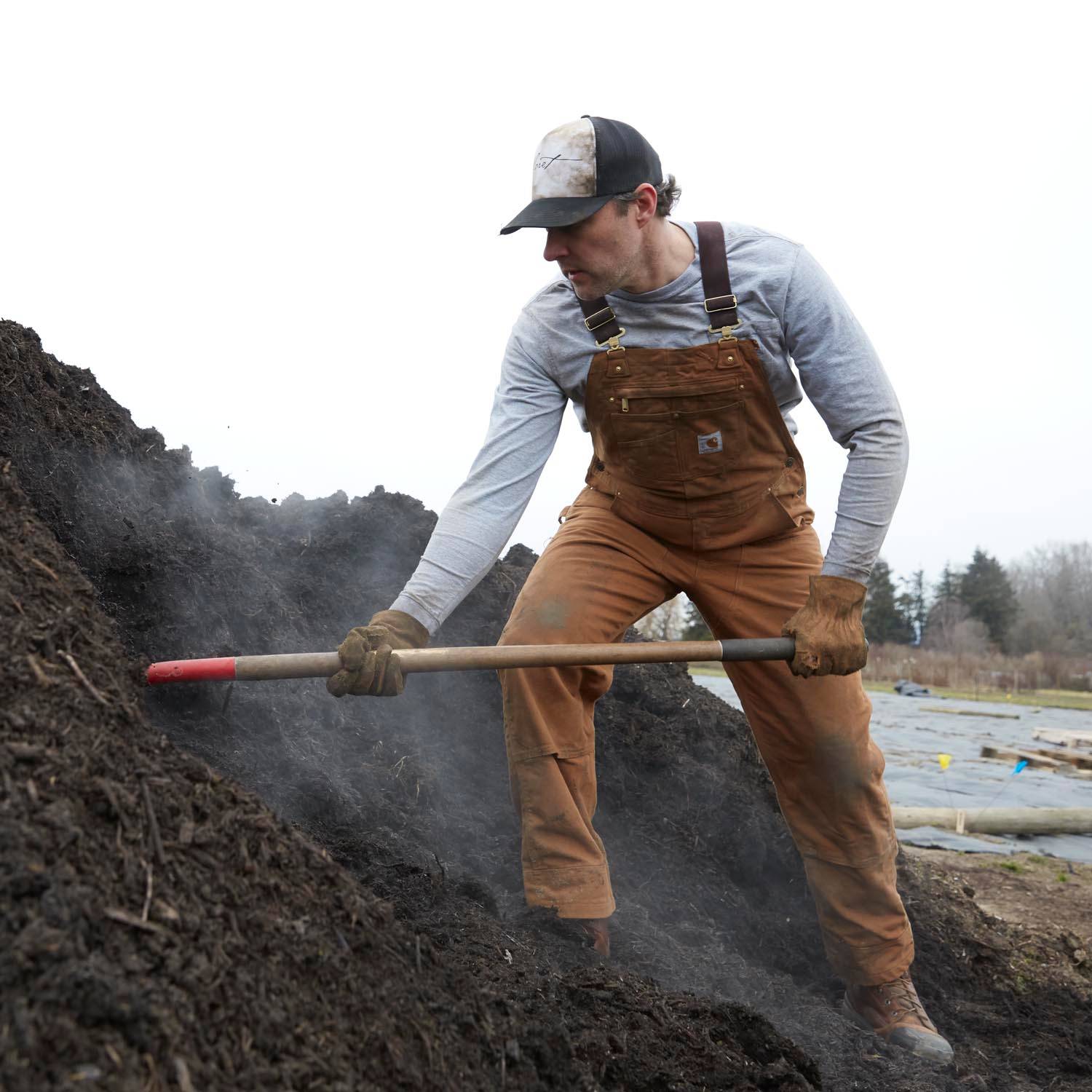 Carhartt Relaxed Fit Duck Bib Overalls | Galls
