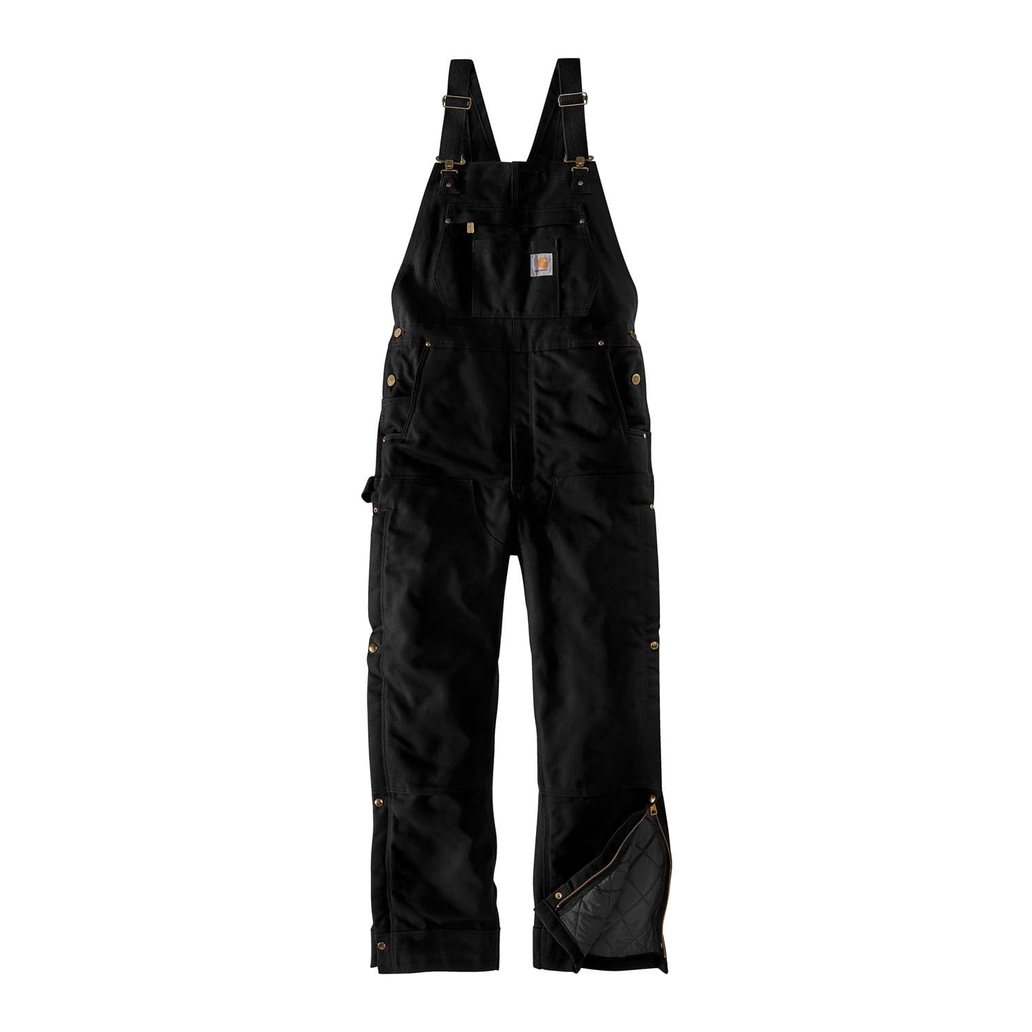 Carhartt Men's Loose Fit Firm Duck Insulated Bib Overalls