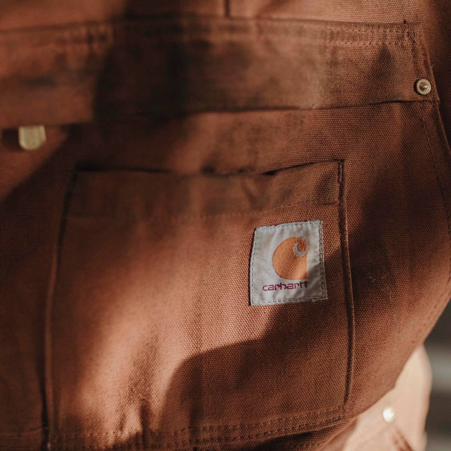 Carhartt Men's Loose Fit Firm Duck Insulated Bib Overalls