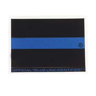 Blue Line Regular Identifier Sticker 2" x 3" (JW07