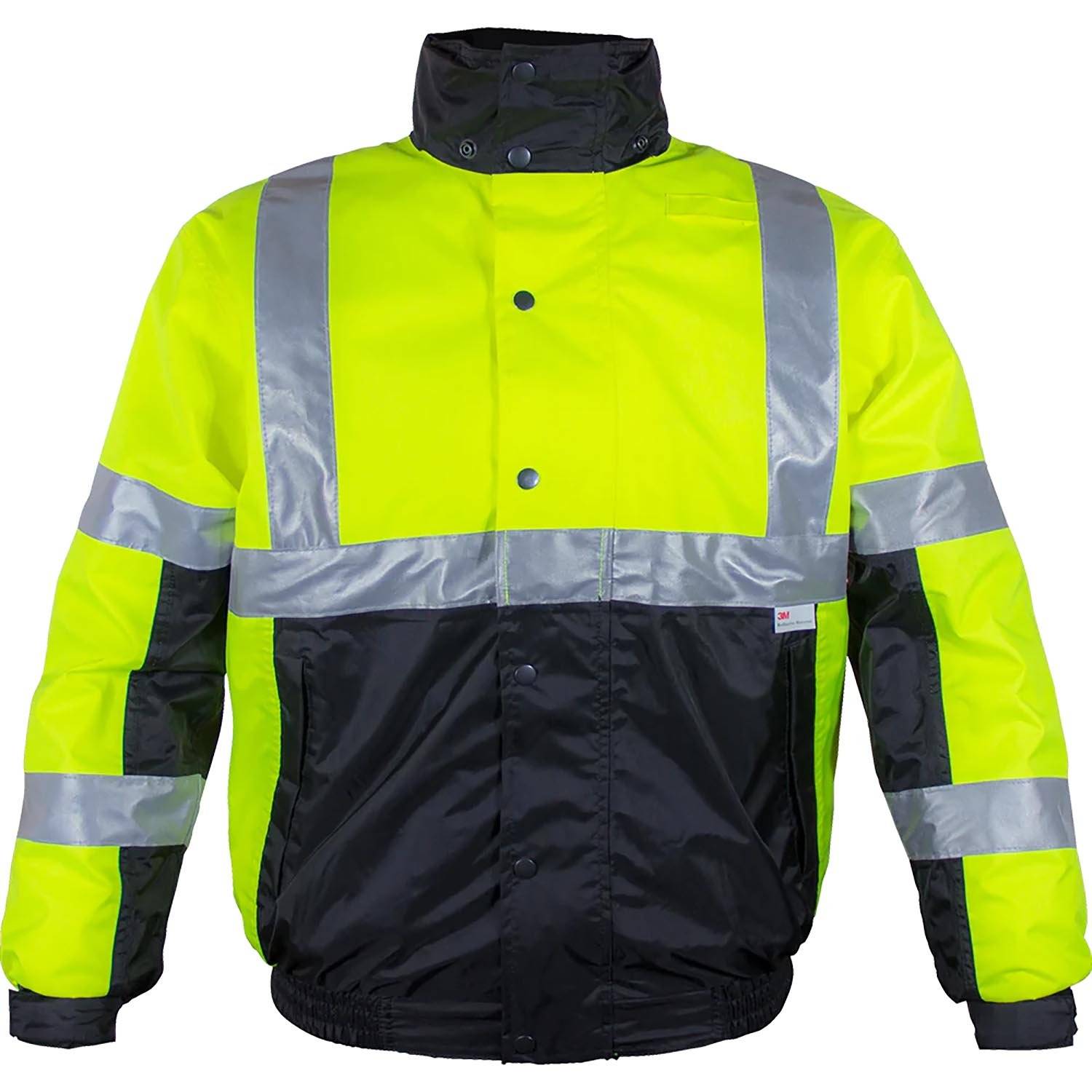 Reflective Apparel Hi-Vis Waterproof Zip-Out Bomber Jacket