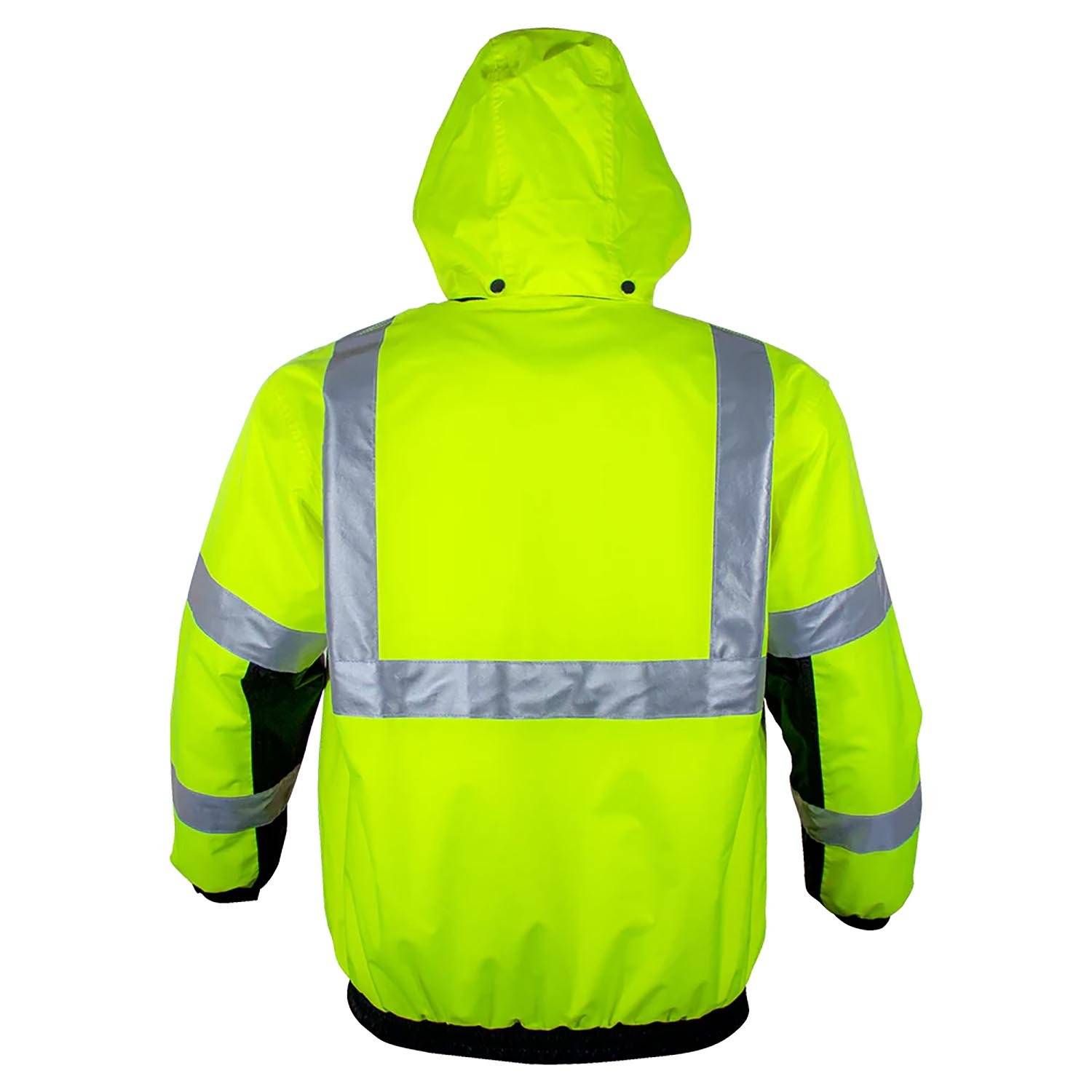 Reflective Apparel Hi-Vis Waterproof Zip-Out Bomber Jacket