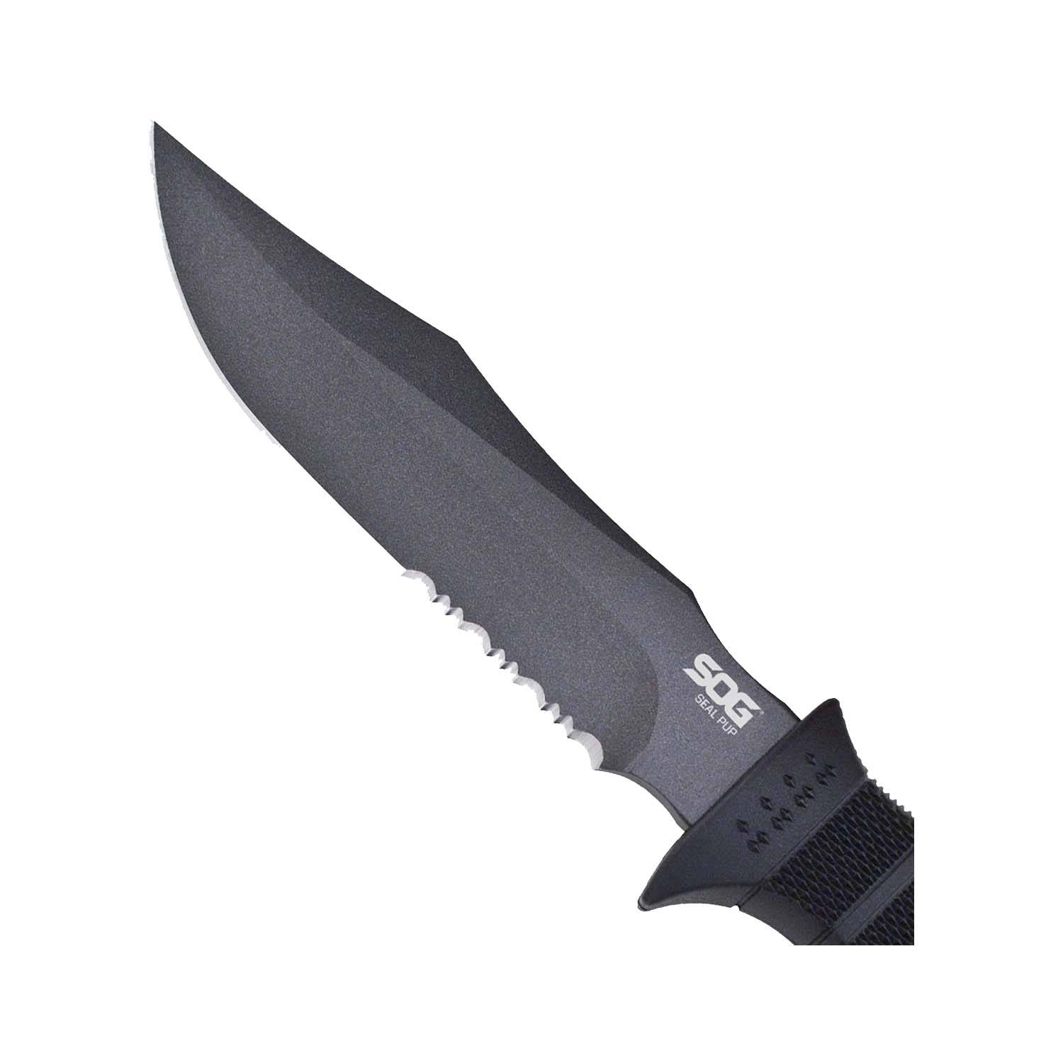 SOG Seal Pup | Fixed Blade Serrated Tactical Knife | Galls