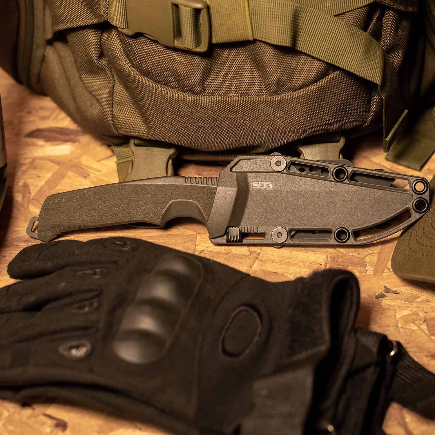 SOG Trident FX Serrated Folding Knife | Galls