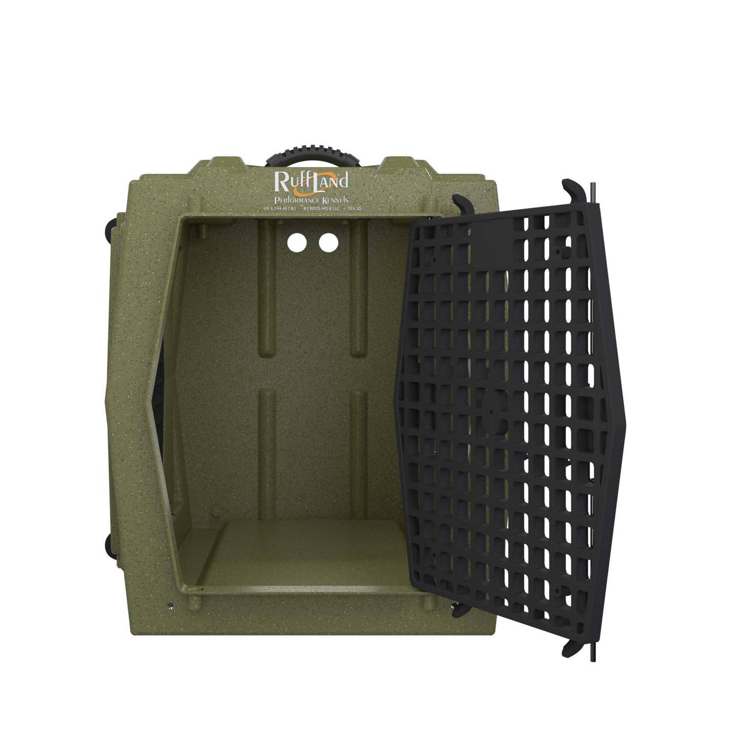 Ruff Land Kennels Intermediate, Double Door, Front and Left