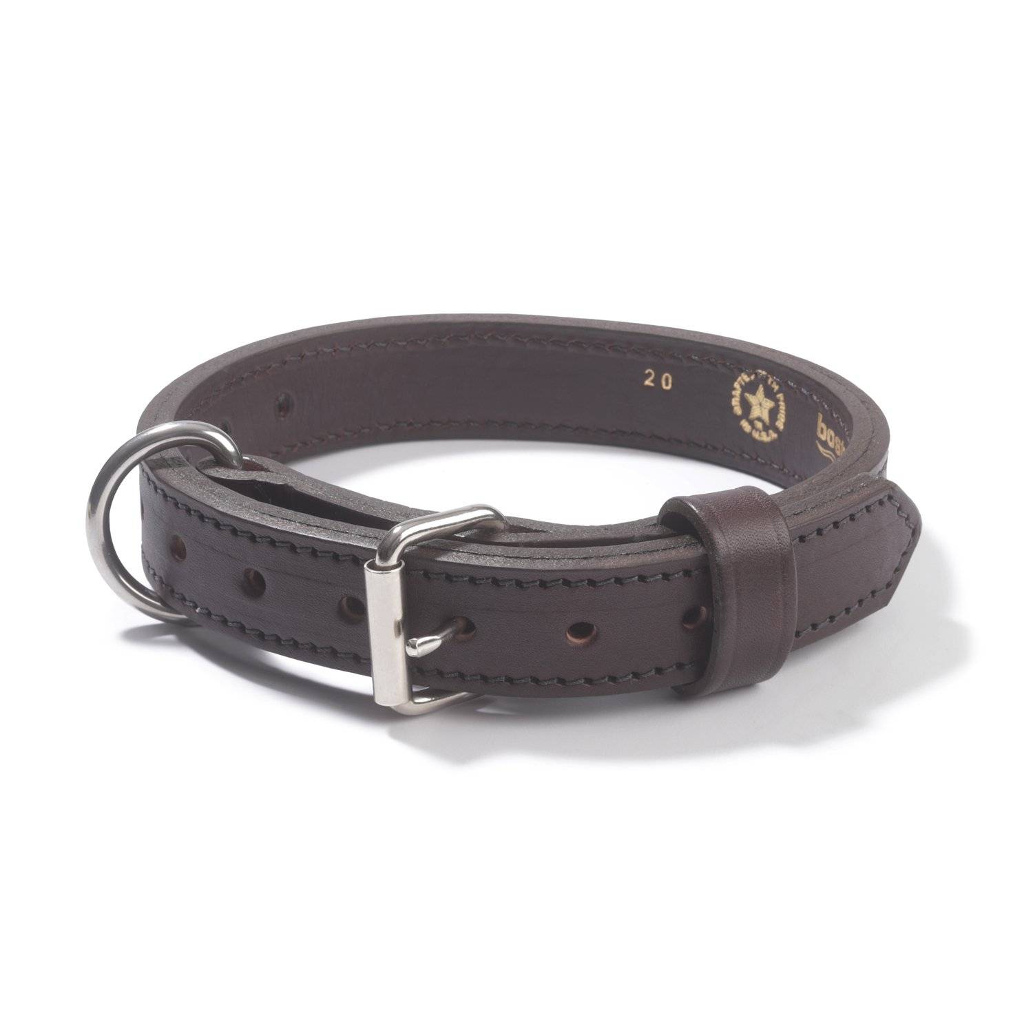 Boston Leather 1-1/4" K9 Agitation Collar