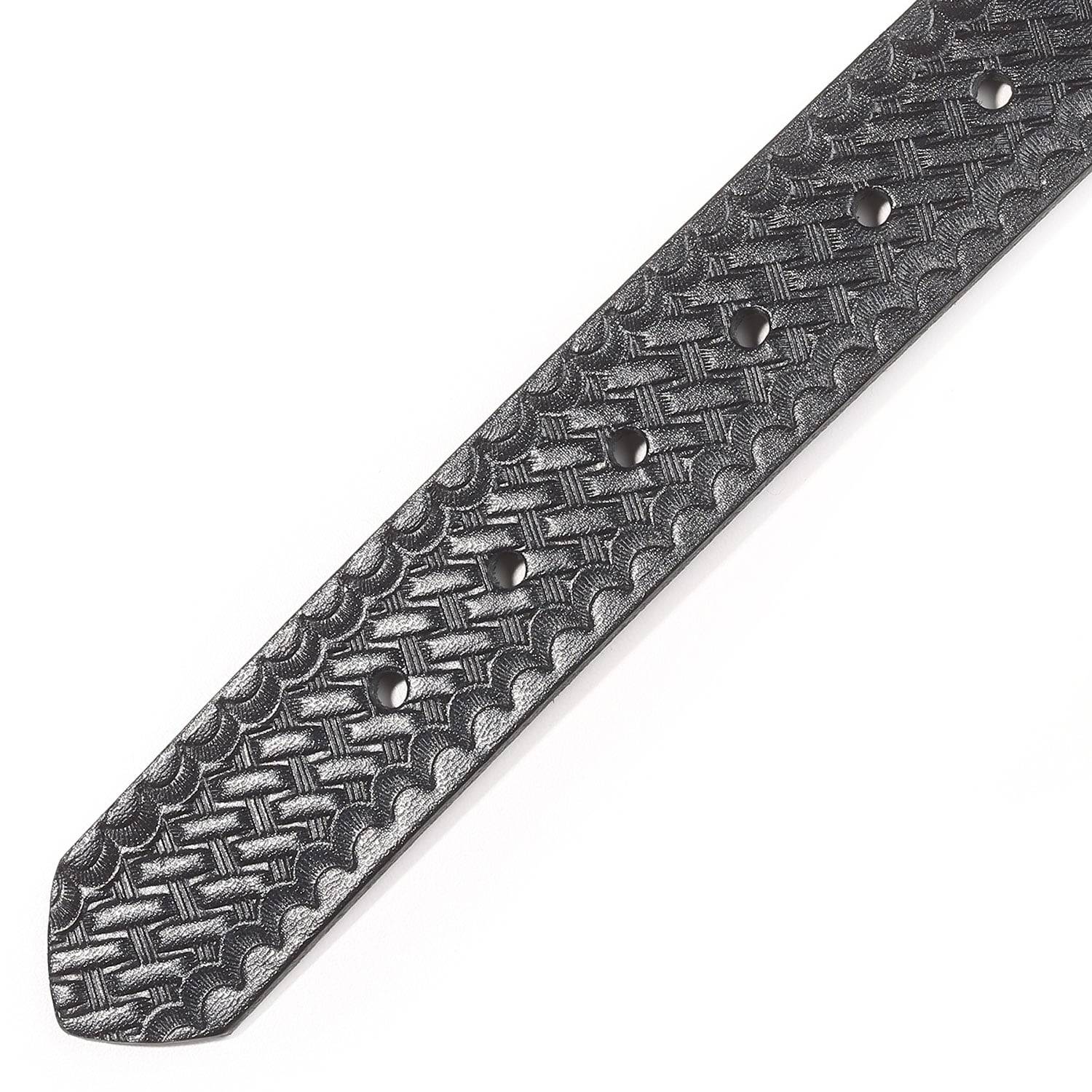Boston Leather 1 1/2" Leather Garrison Belt