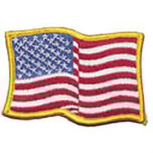 LawPro US Flag Patch, Wavy